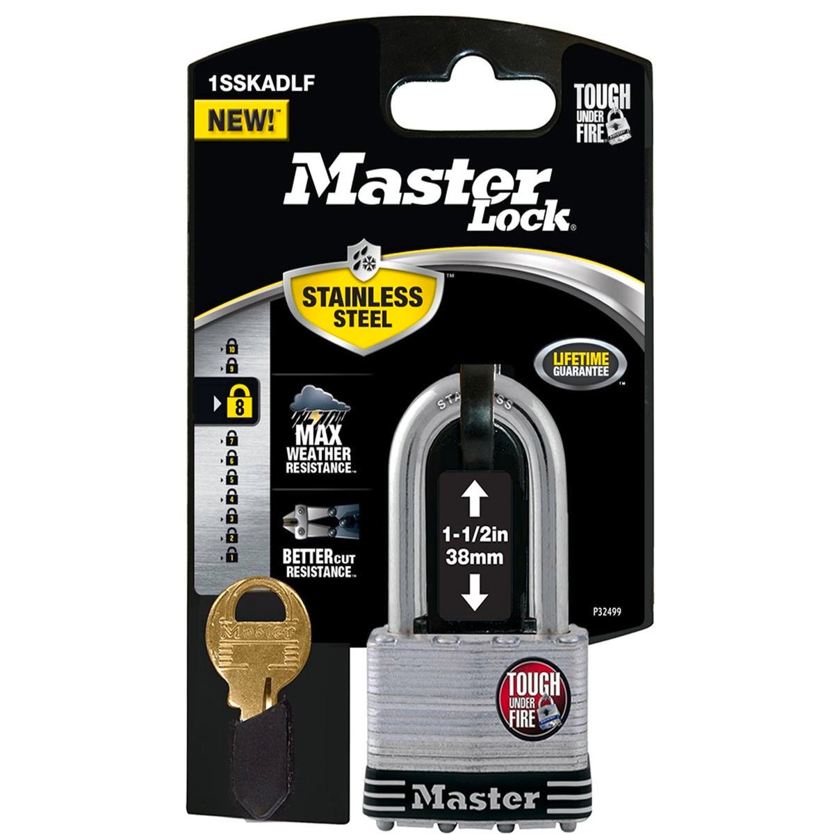 Master Lock 44mm Laminated Stainless Steel Padlock - Bunnings Australia