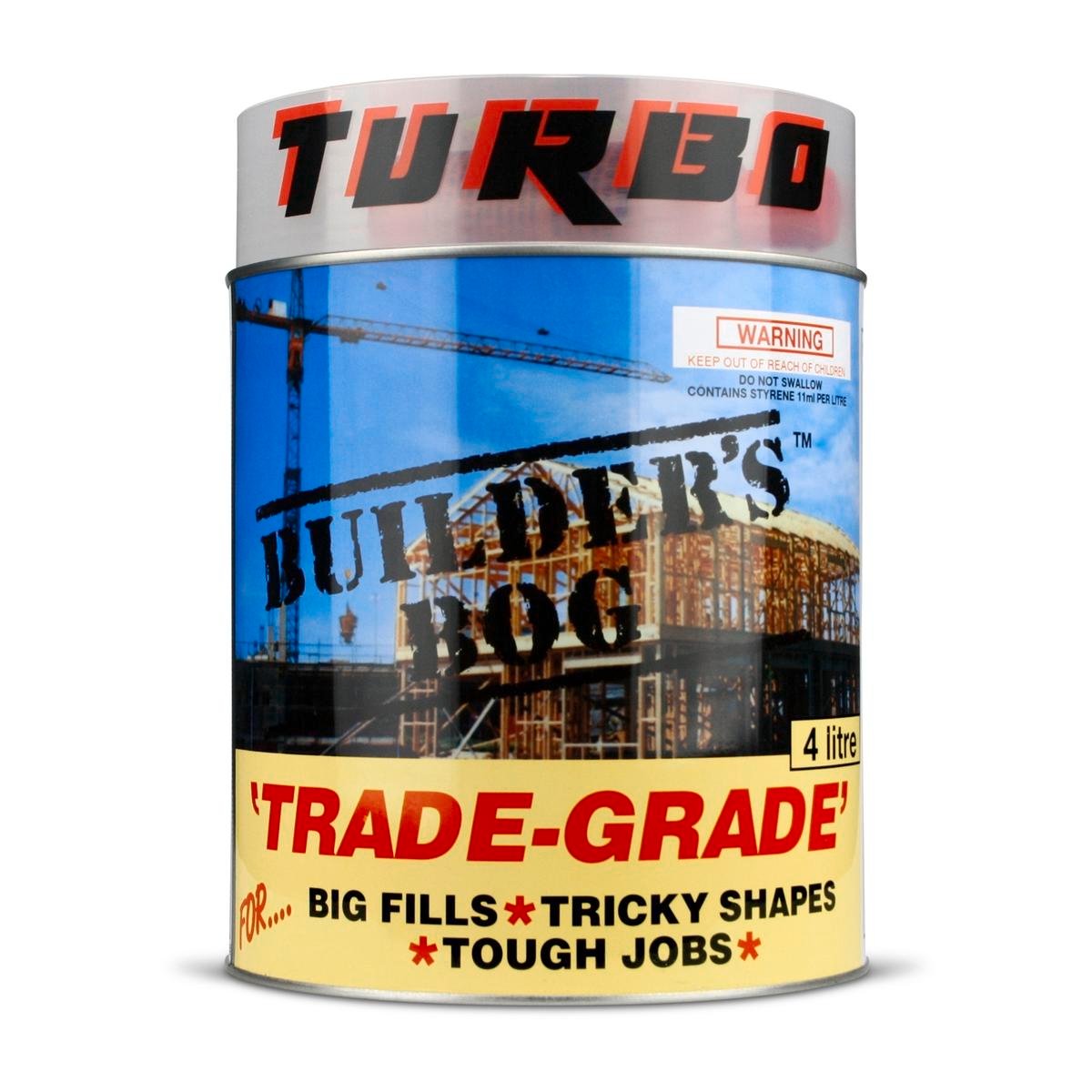 Turbo 4L Builders Bog Filler - Bunnings Australia