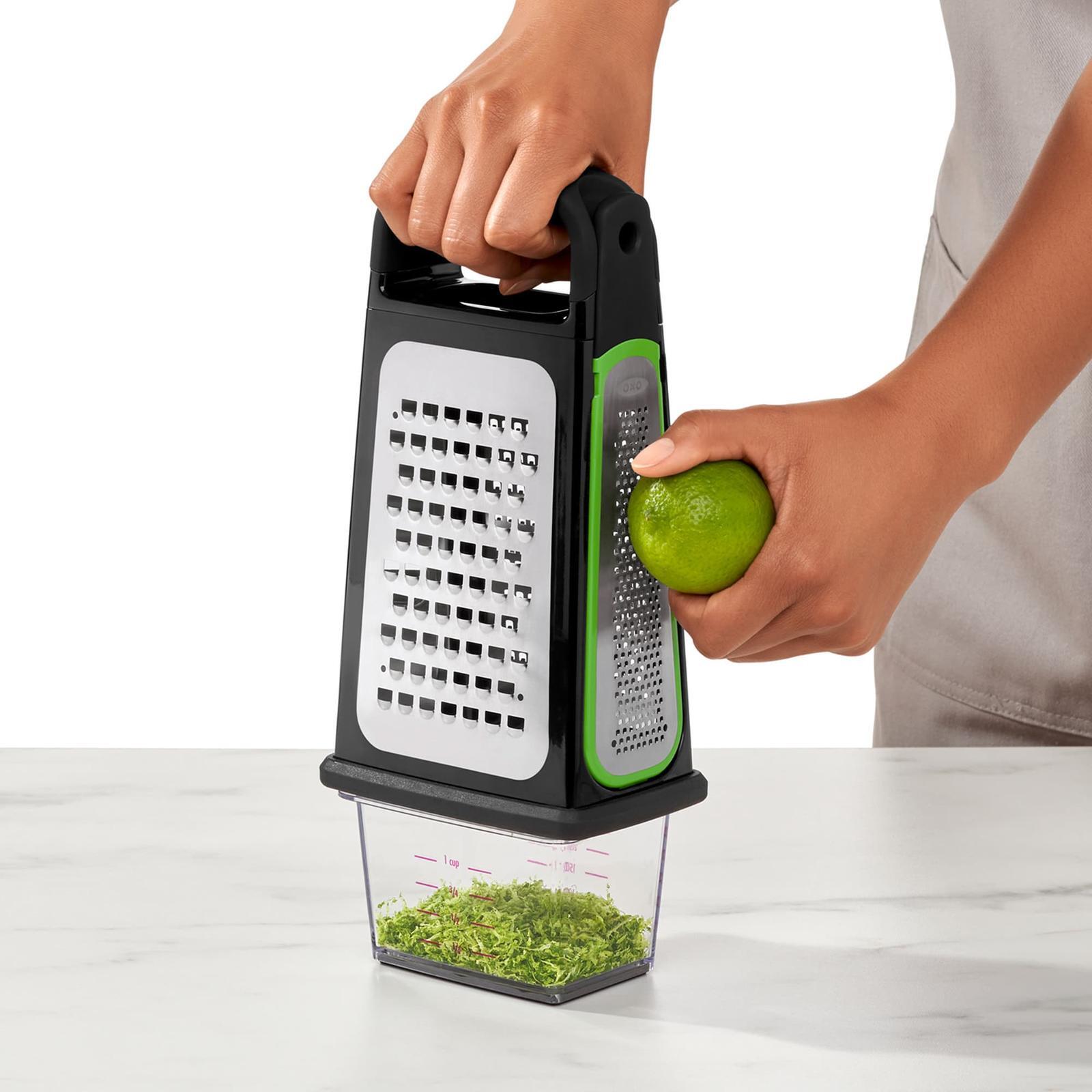 Oxo Good Grips Etched Box Grater with Removable Zester - Bunnings Australia