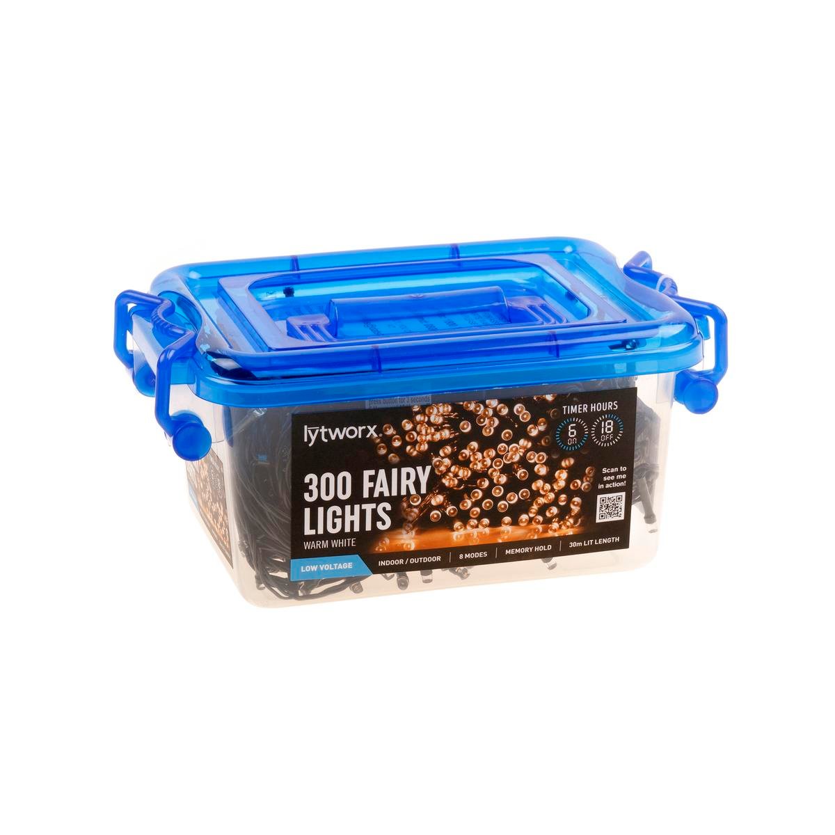 Lytworx 300 Warm White LED Fairy Lights - Bunnings Australia