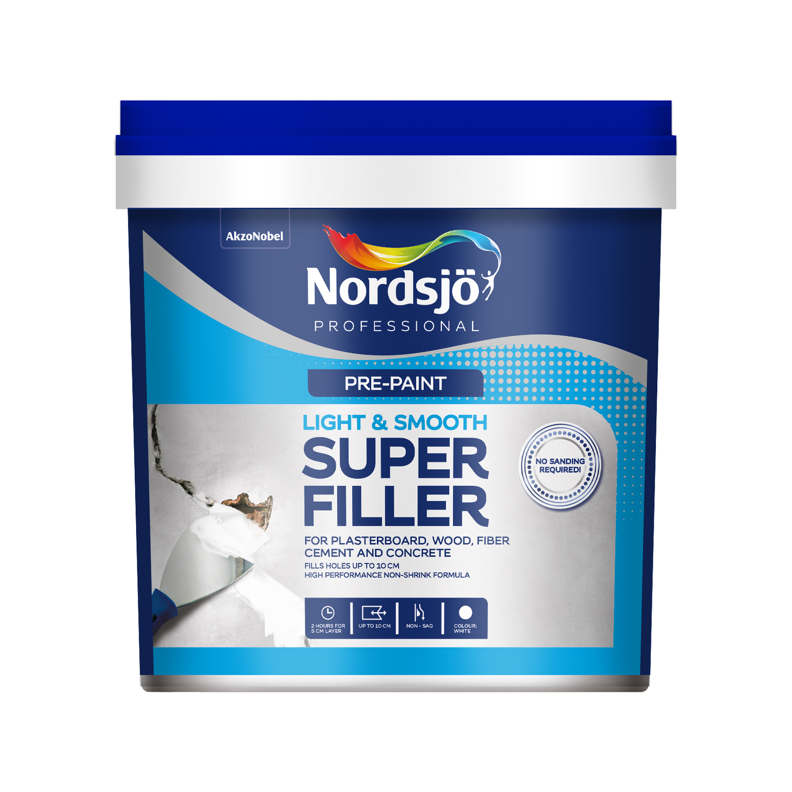 Nordsjo Professional 1L Light And Smooth Super Filler - Bunnings Australia