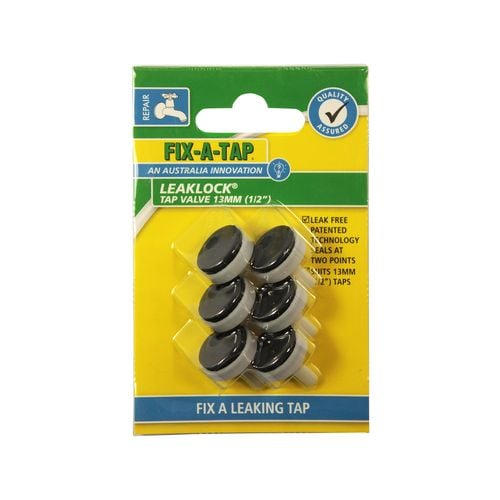 FIX-A-TAP 13mm 1/2" Leaklock Tap Valve - 6 Pack - Bunnings Australia