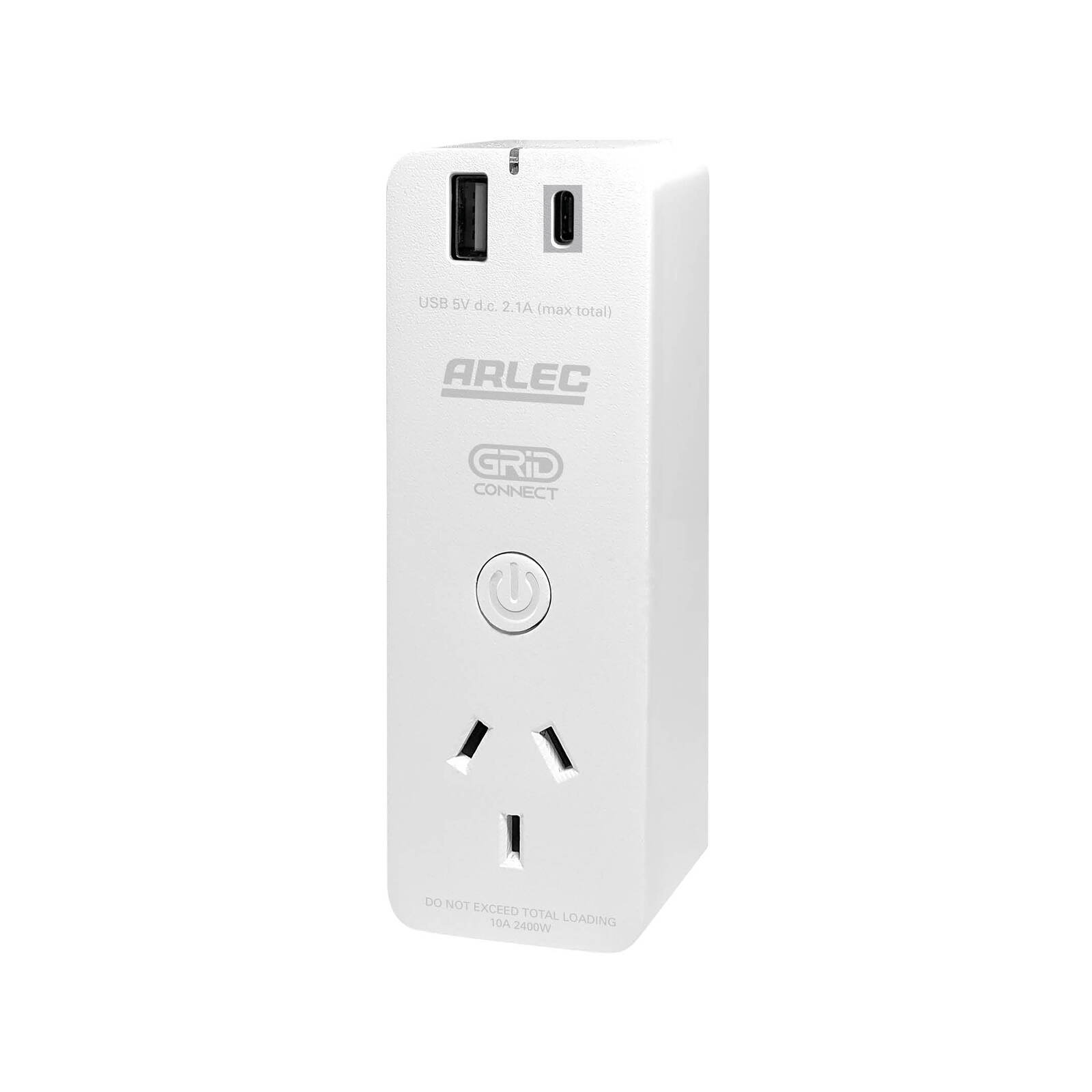 Arlec Grid Connect Smart Plug In Socket With USB - Bunnings New Zealand