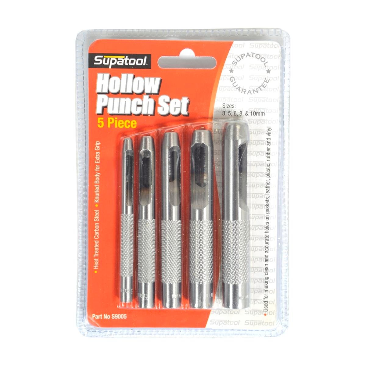 Supatool 5 Piece Hollow Punch Set - Bunnings New Zealand