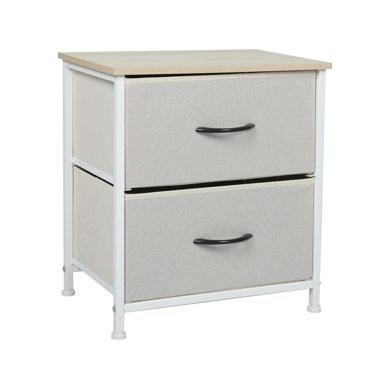 Levede 2 Chest of Drawers Storage Cabinet Beige - Bunnings Australia