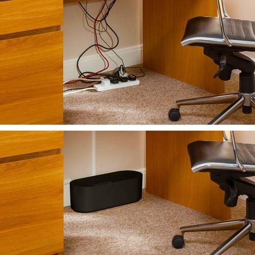 D-Line Small Black Cable Tidy Unit Management Box - Small - Bunnings ...
