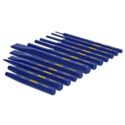 IRWIN 12 Piece Cold Chisel and Punch Set - Bunnings Australia