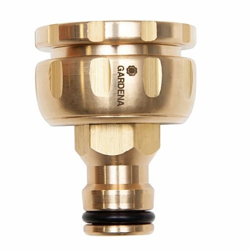 GARDENA 13mm Brass Universal Tap Nut Adaptor - Bunnings Australia