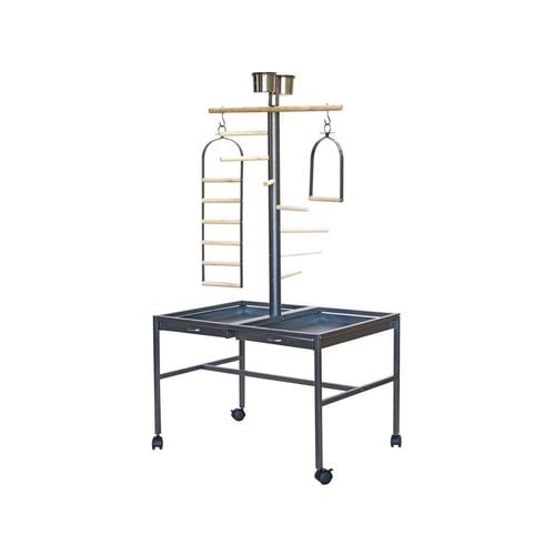 YES4PETS Large Bird Parrot Playpen Gym Toy Stand On Wheels - Bunnings ...