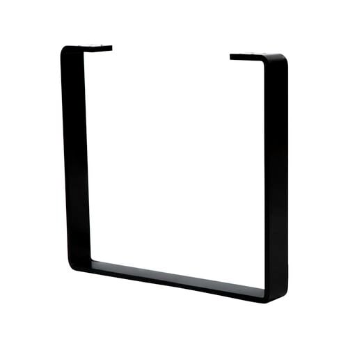 RapidHome 40 x 45 x 5cm Black Tribeca Steel Flat Bar Coffee Table ...