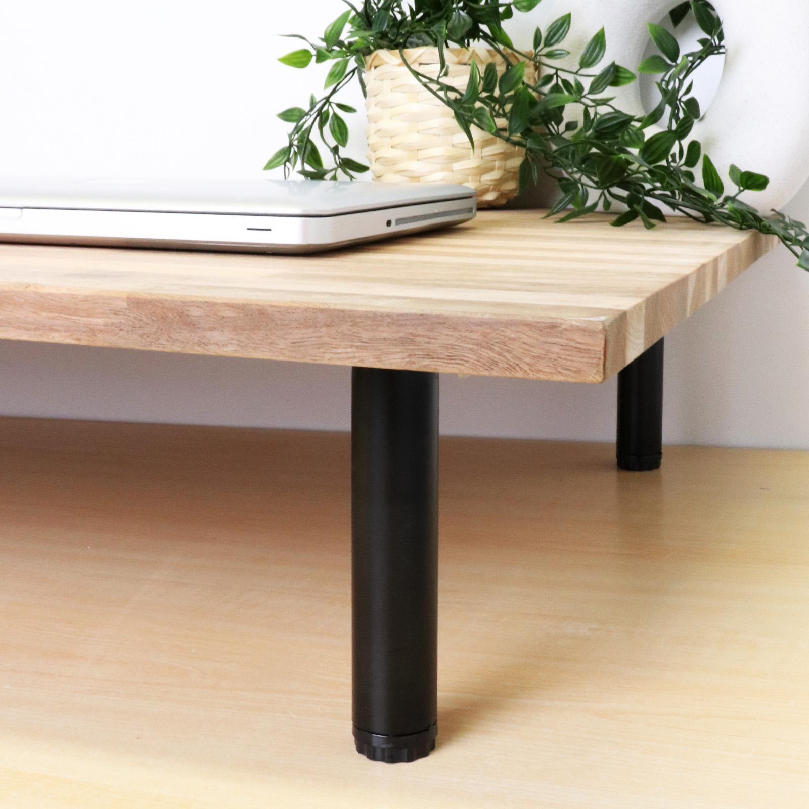 Adoored 30 x 150mm Black Round Table Leg - Bunnings Australia
