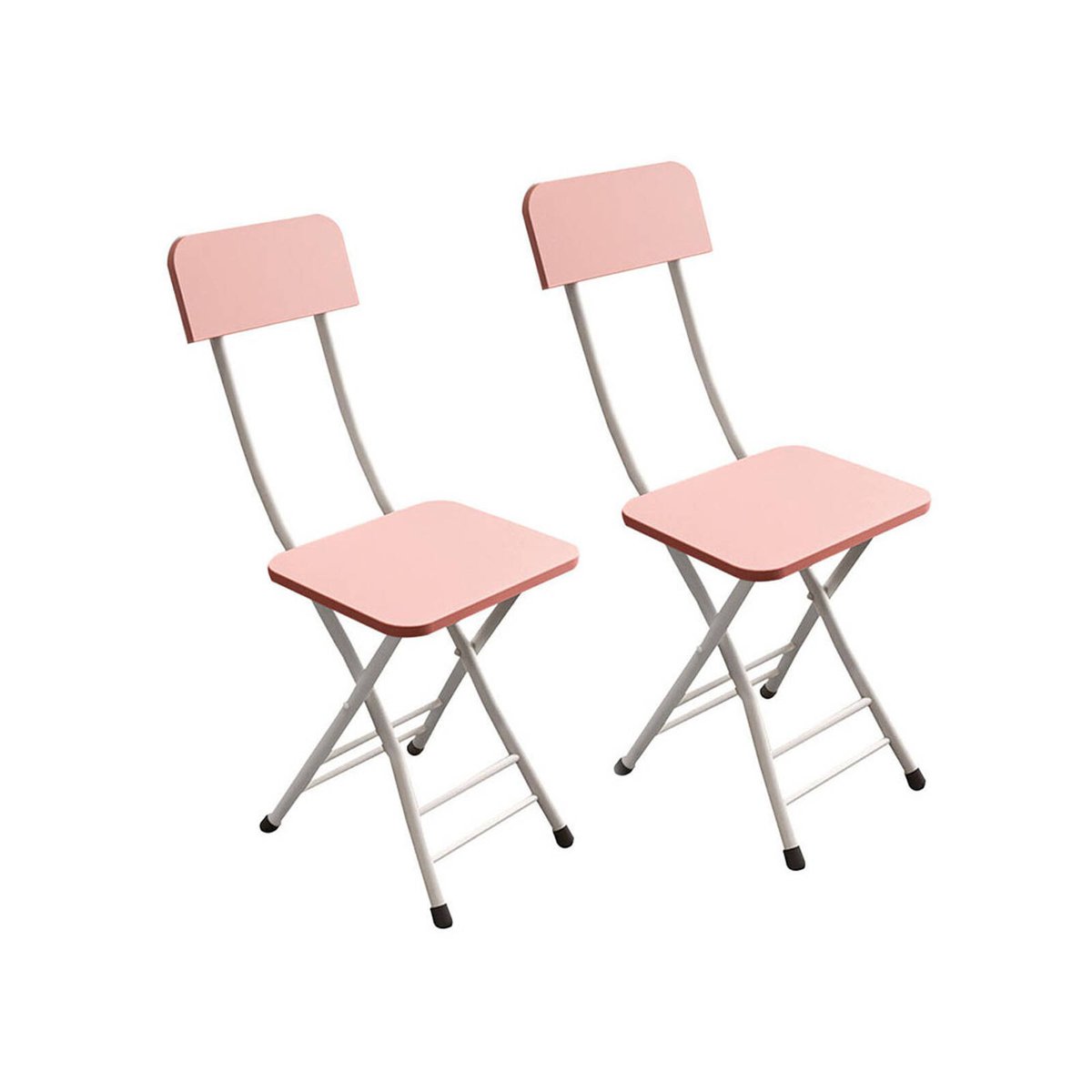 SOGA Pink Foldable Chair Set of 2 - Bunnings Australia