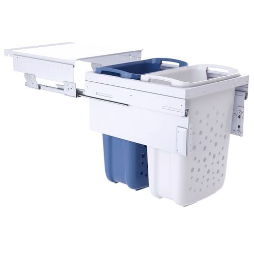 Hafele 2 x 33L White Laundry Carrier - Bunnings Australia