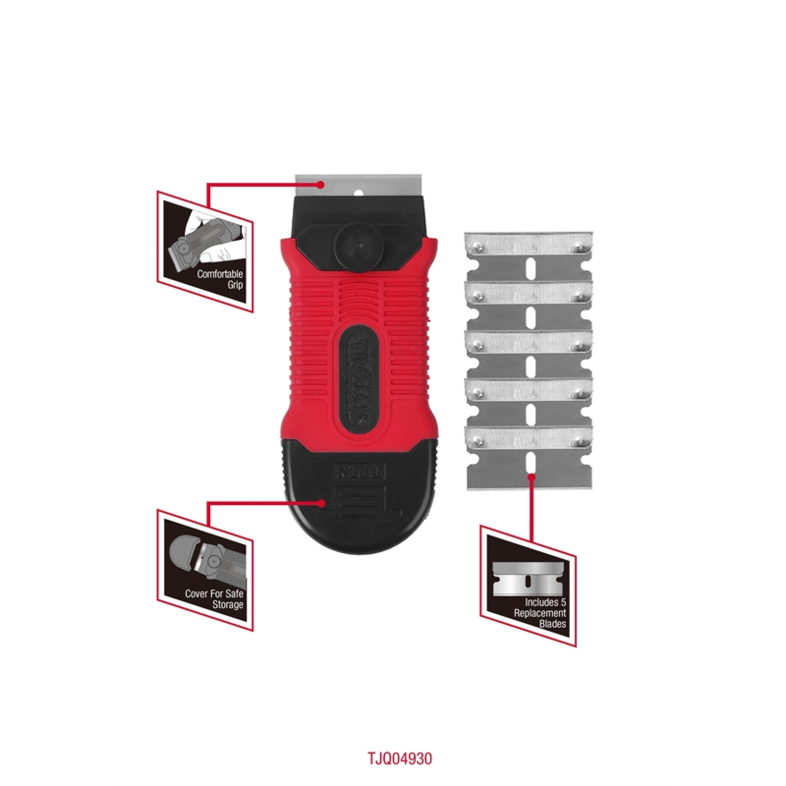 Trojan Safety Scraper with 5 Blades - Bunnings New Zealand