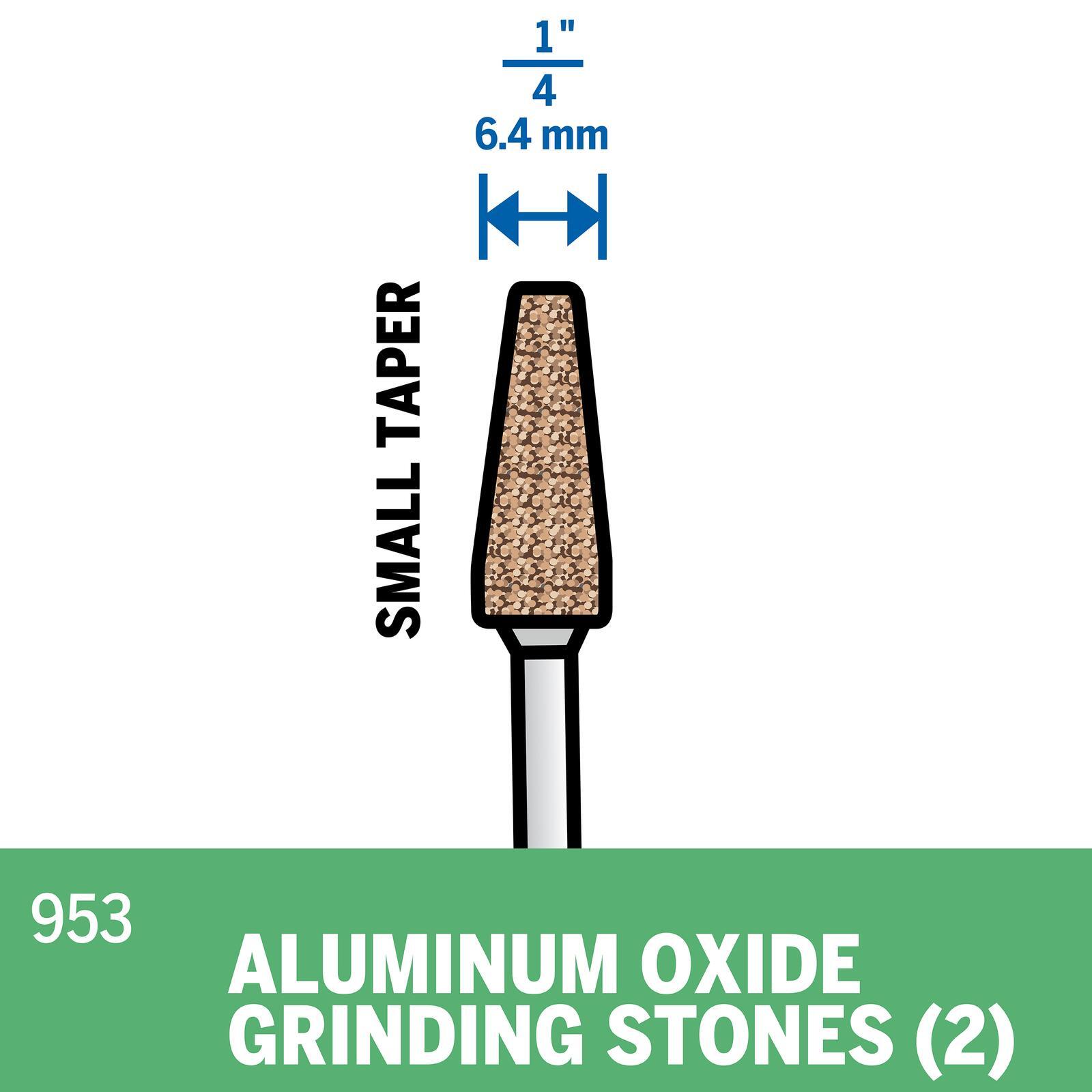 Dremel 6.4mm Aluminium Oxide Grinding Stone - 2 Pack - Bunnings Australia