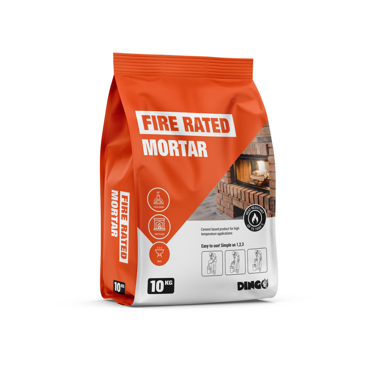 Dingo 10KG Fire Rated Mortar Bag - Bunnings Australia