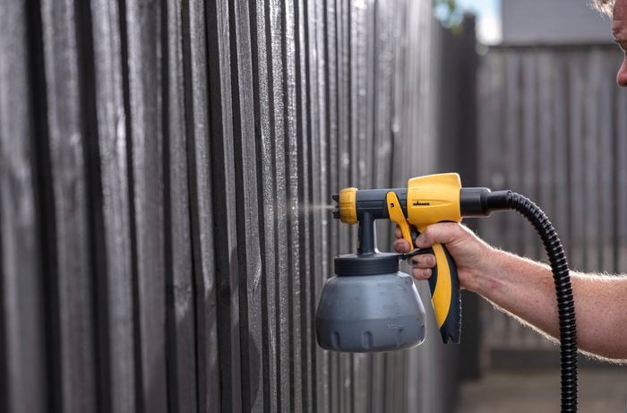 How To Spray Paint A Fence - Bunnings Australia