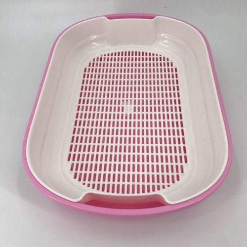 YES4PETS Large Portable Cat Toilet Litter Box Tray with Scoop and Grid ...
