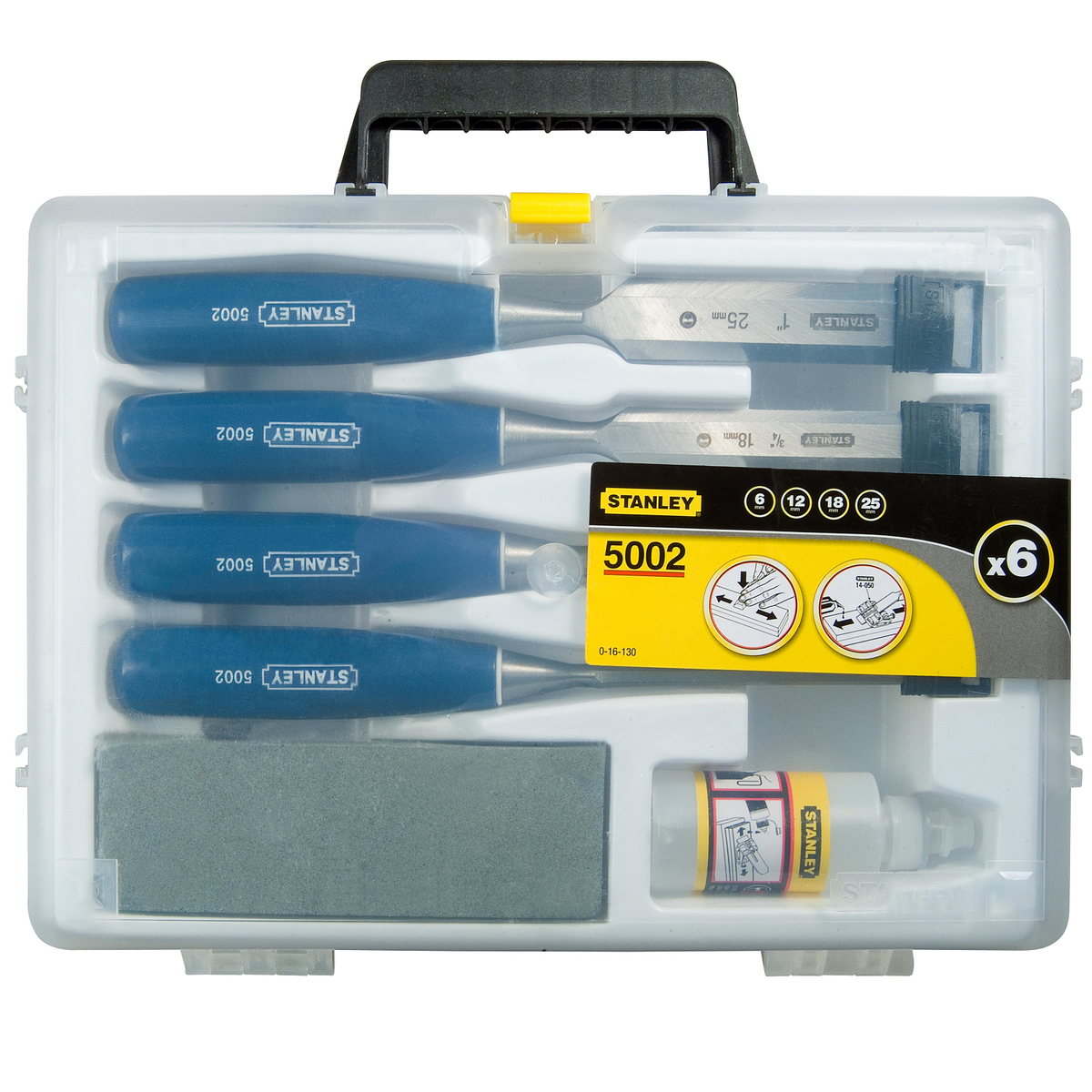 Stanley 5 Piece 5002 Series Chisel Set - Bunnings Australia
