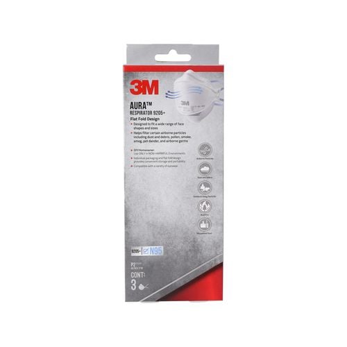 3M Aura Particulate Respirator - 3 Pack - Bunnings New Zealand