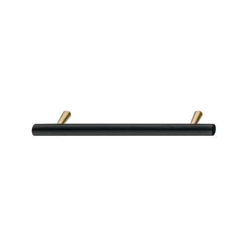Hafele 218 x 37mm Black Ash Cabinet Handle - Bunnings Australia