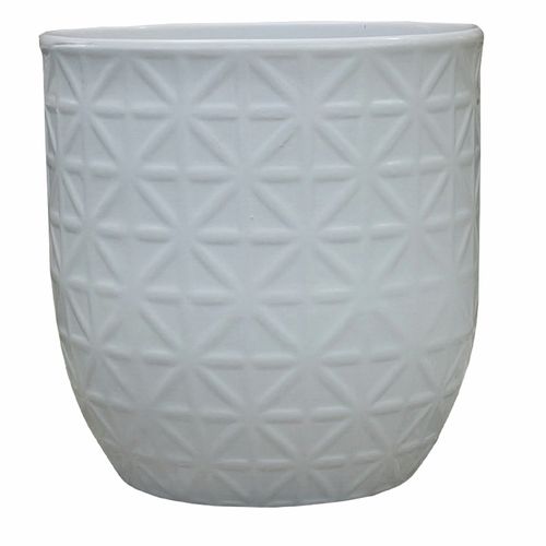 Northcote Pottery 17cm White Ava Egg Pot - Bunnings Australia