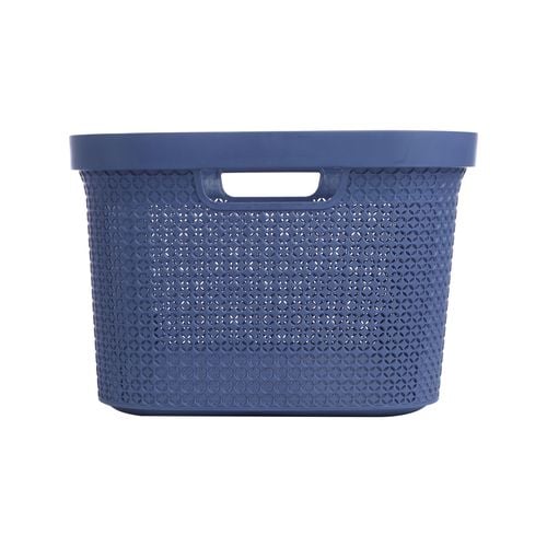 Ezy Storage 50L Mode Laundry Basket - Blue - Bunnings Australia