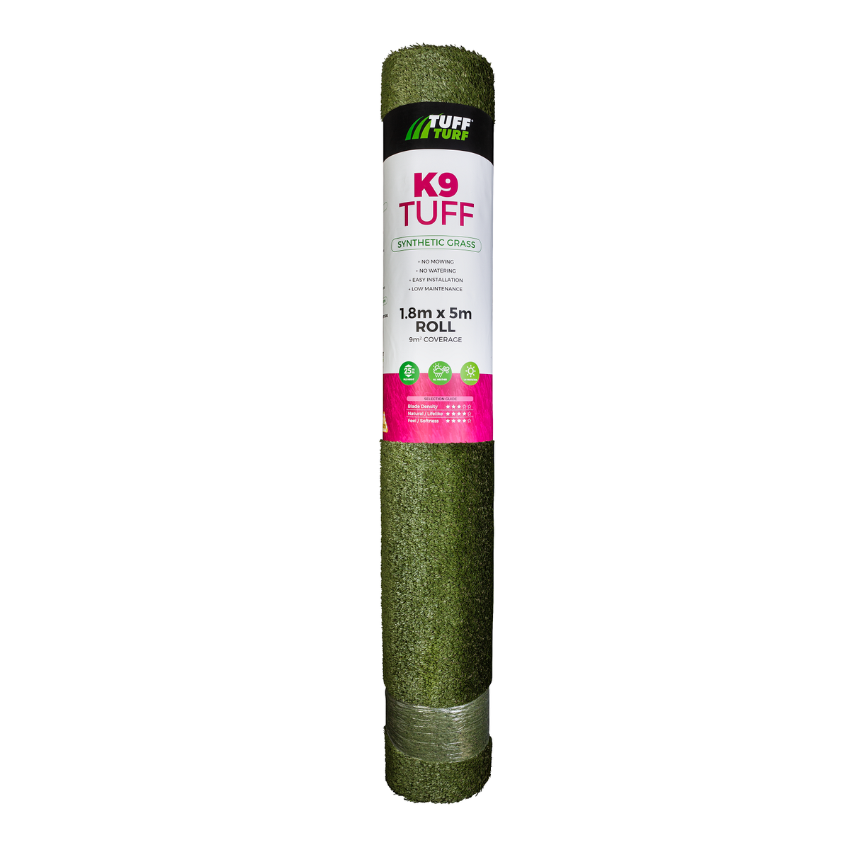 Tuff Turf 1.8 x 5m 25mm Pile K9 Tuff Synthetic Turf - Bunnings Australia