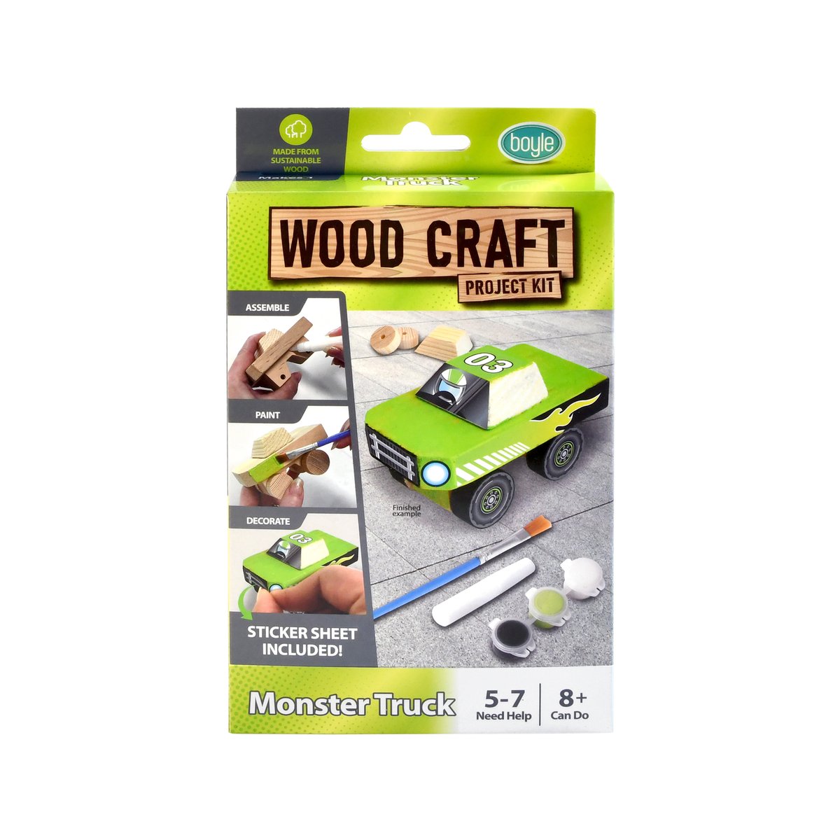 Boyle Wood Craft Project Kit Monster Truck - Bunnings Australia