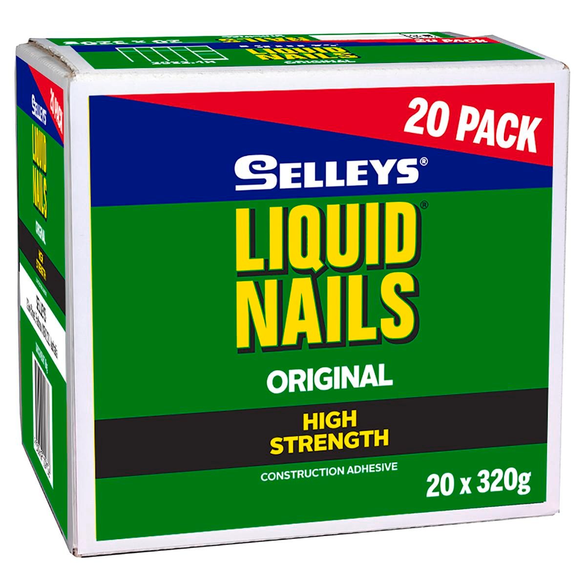 Selleys 320g Liquid Nails - 20 Pack - Bunnings Australia
