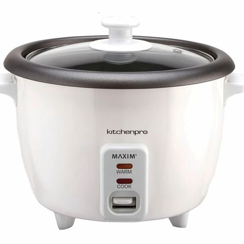 Maxim Kitchen Pro 1.8L/10 Cup Rice Cooker Non-Stick Pan White ...