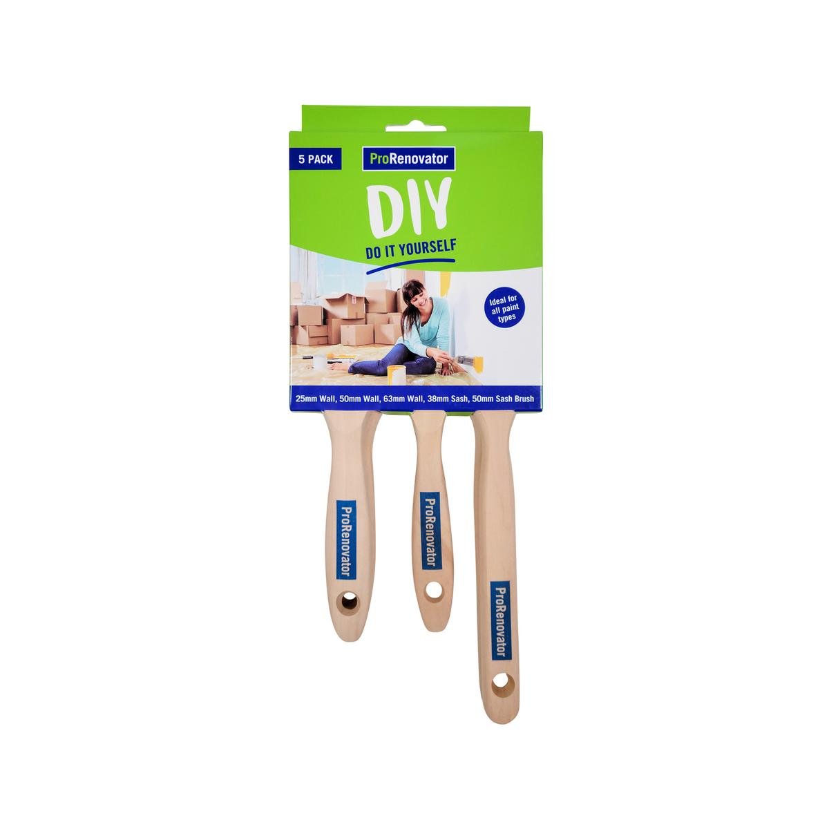 Pro Renovator 25 / 50 / 63 / 38 / 50 Brushes - 5 Pack - Bunnings New ...