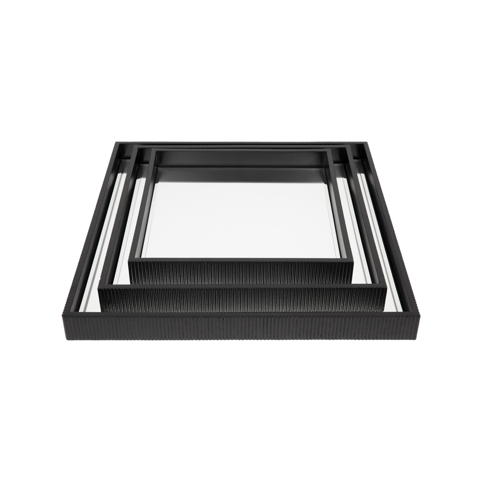 CAFE LIGHTING MILES Medium Mirrored Tray - Black - Bunnings Australia