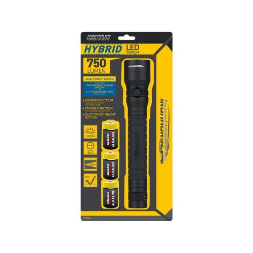 IronHorse Medium Hybrid Power LED Torch - Bunnings New Zealand