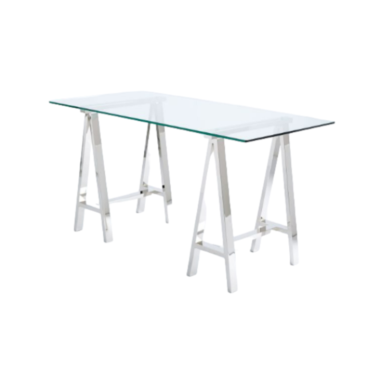 Venus Stainless Steel Rectangular Writing Table - Bunnings Australia