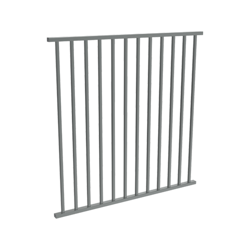 ProtectorAl 350 - 1200 x 1200mm Monument Aluminium Flat Top Pool Fence ...