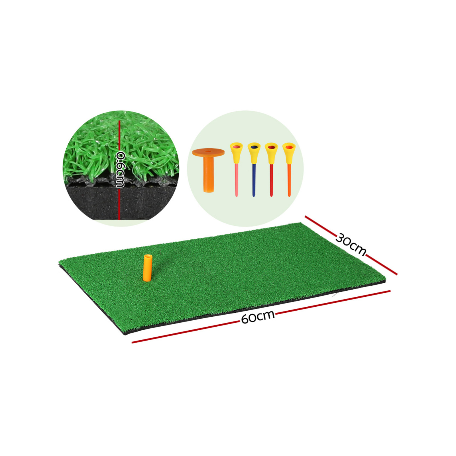 Everfit Golf Hitting Mat 60x30cm - Bunnings Australia