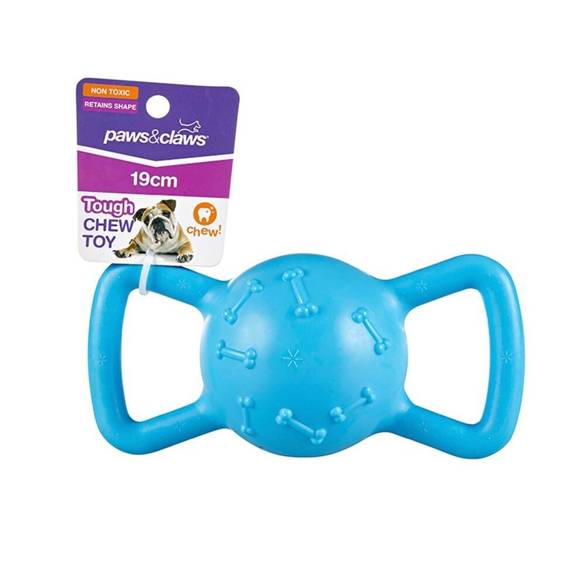 Paws & Claws 19cm Super Tuff Tug-Of-War TPR Pet Toy - Assorted ...