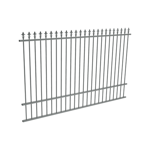ProtectorAl 2400 x 1500mm Monument Aluminium Spear Top Pool Fence Panel ...