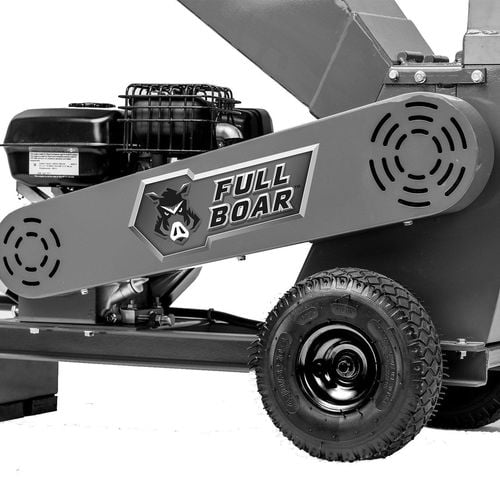 Full Boar 5.6HP Briggs and Stratton Petrol Wood Chipper Shredder ...