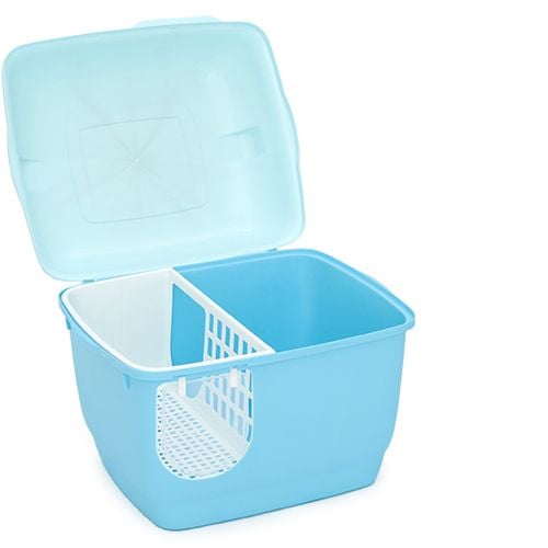 YES4PETS XL Portable Hooded Cat Toilet Litter Box Tray House with ...