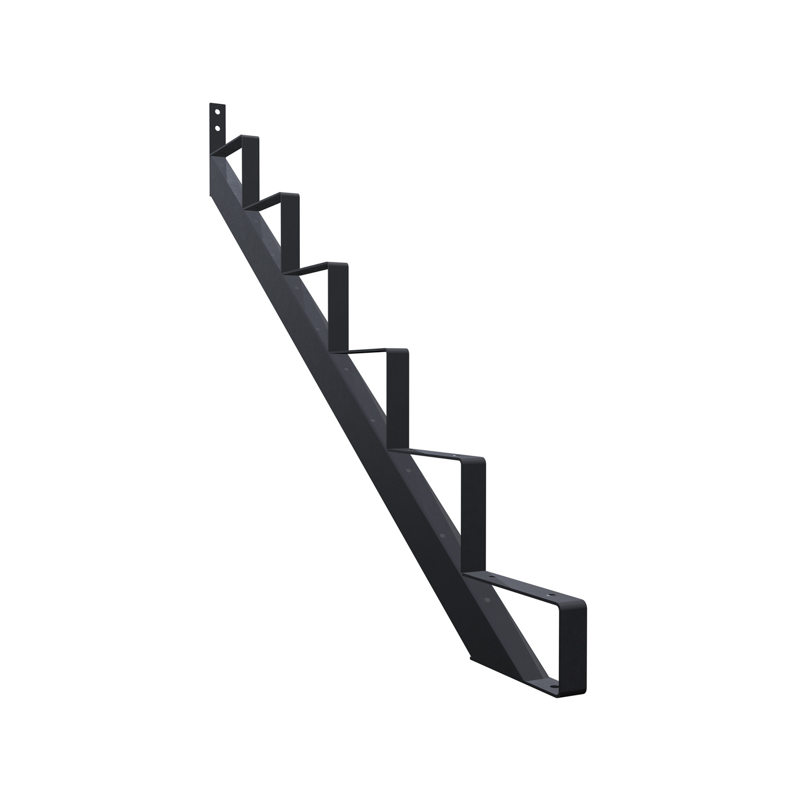 Peak Products Black 6 Tread Steel Stair Stringer - Bunnings Australia