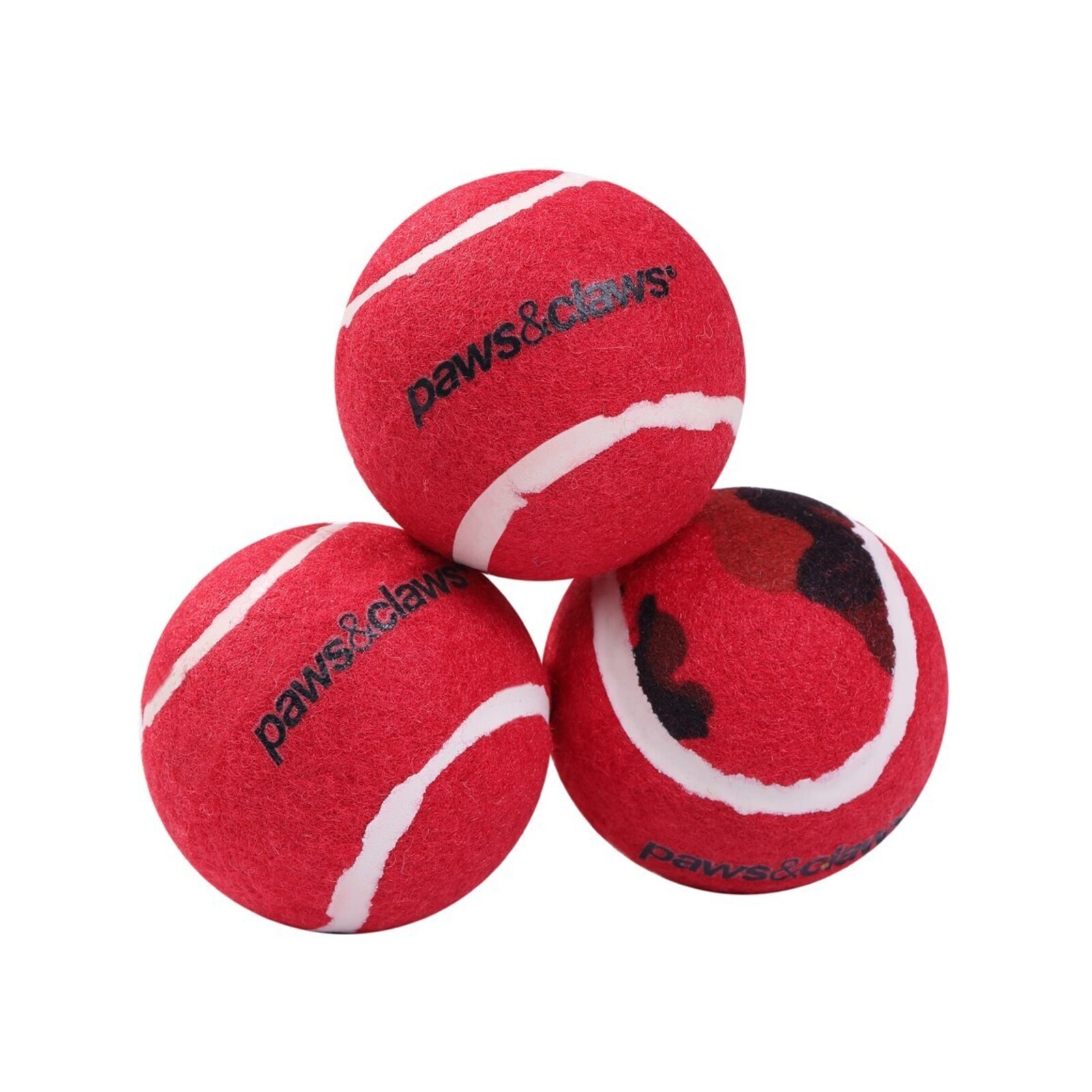 2x 3PK Paws & Claws Tennis Balls 6cm Assorted - Bunnings Australia