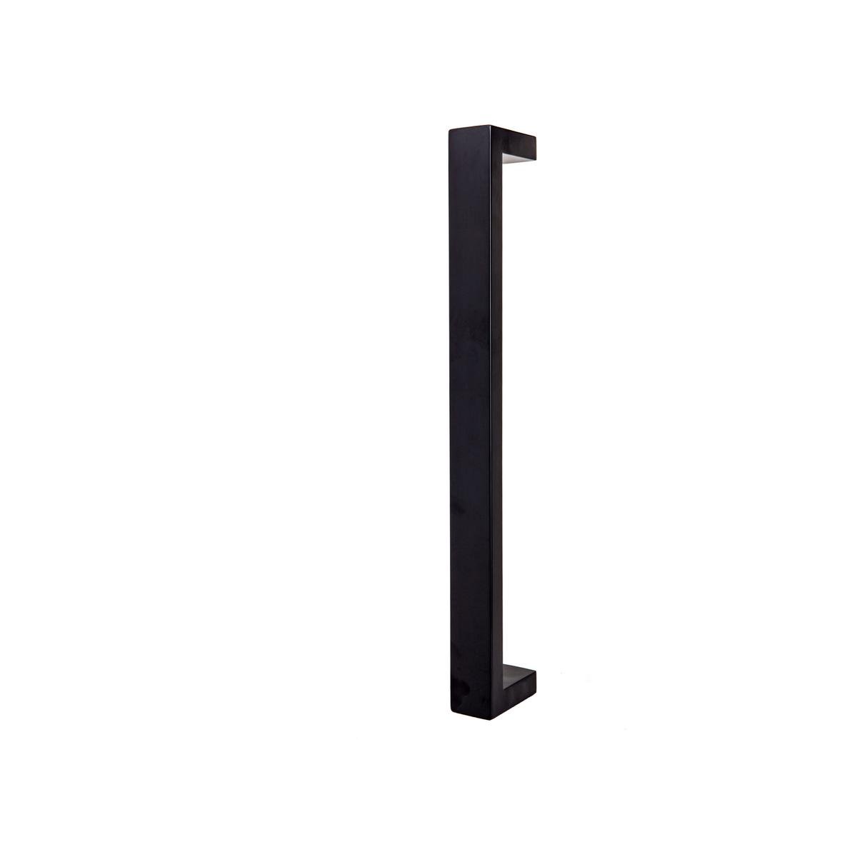 Schlage 450mm Black Matt Oblong Pull Handle Set - Bunnings New Zealand