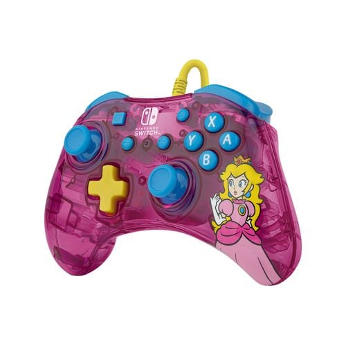 PDP Gaming Rock Candy Wired Nintendo Switch Controller Bubblegum Peach ...