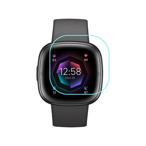 3 Pack MEZON Fitbit Sense 2 Ultra Clear TPU Film Screen Protectors ...
