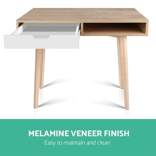 Artiss Natural Office Computer Desk - Bunnings Australia