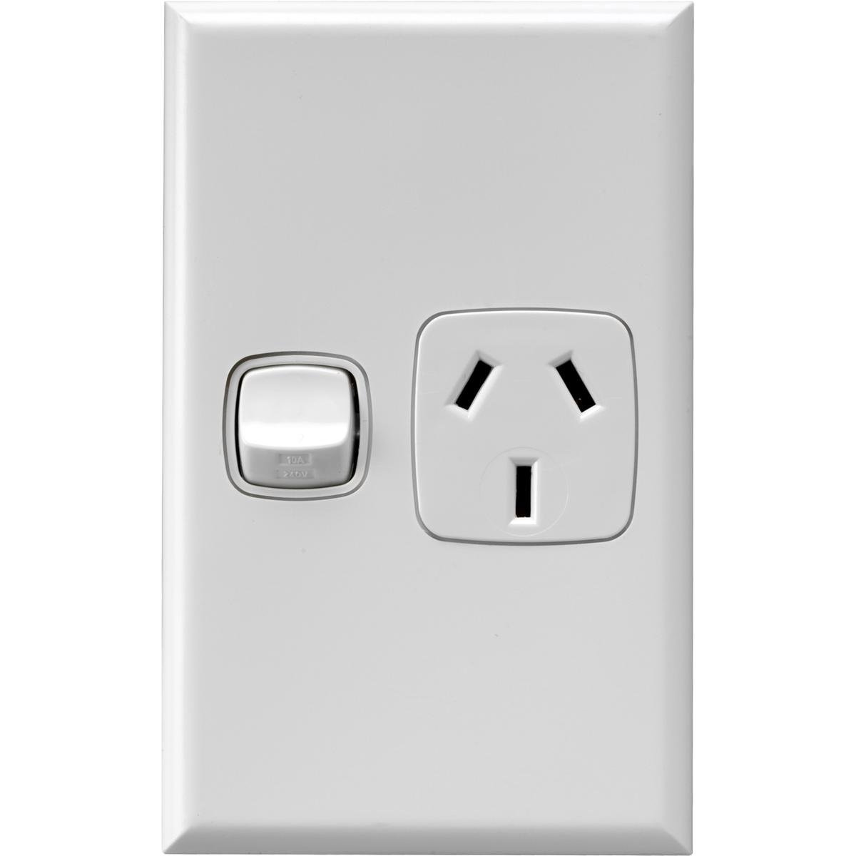 HPM Excel Single Powerpoint Vertical White - Bunnings New Zealand