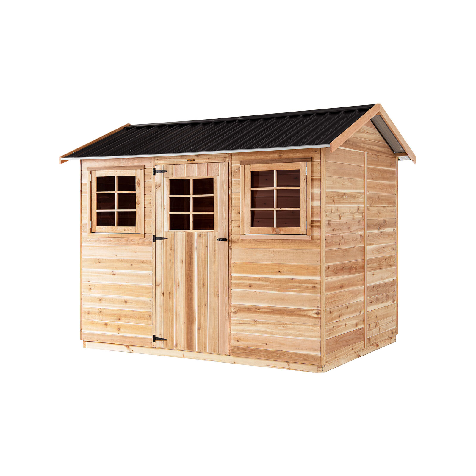 STILLA 2.74 x 1.93 x 2.36m Hazel Cedar Shed - Bunnings Australia