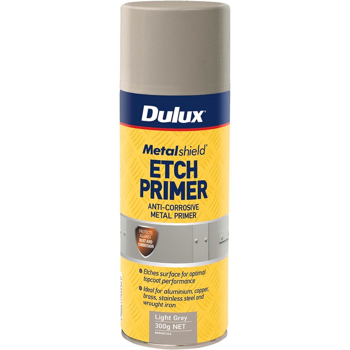 Dulux 300g Metalshield Etch Primer Spraypak Light Grey - Bunnings Australia